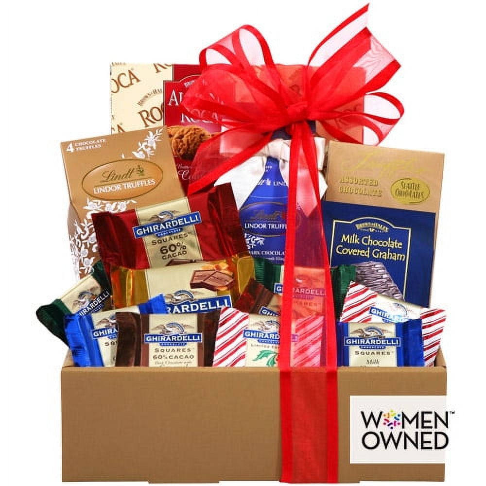 Alder Creek Ghirardelli Chocolate Paradise Holiday Gift Box - Walmart.com