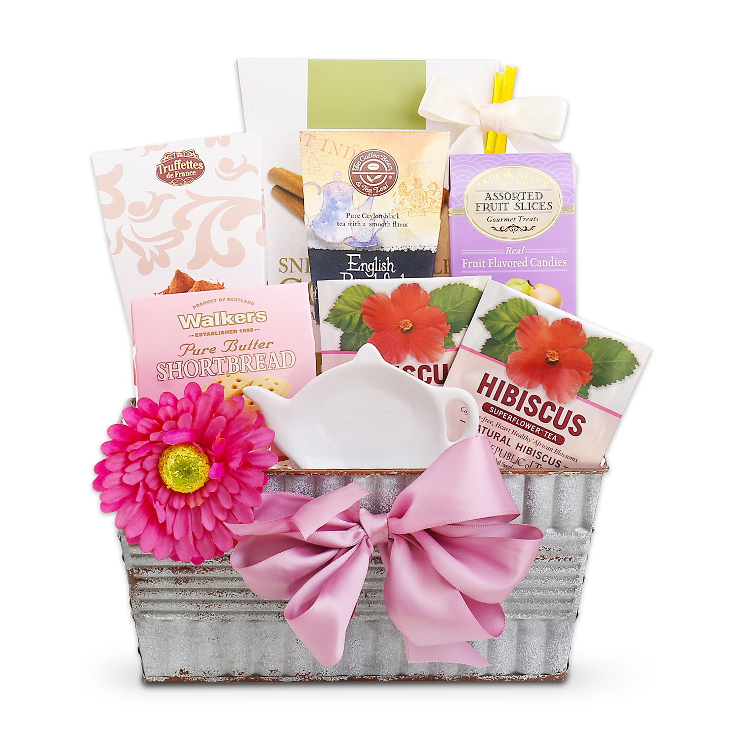 Alder Creek Gift Baskets Afternoon Tea Essentials Gift (9 Items Per ...