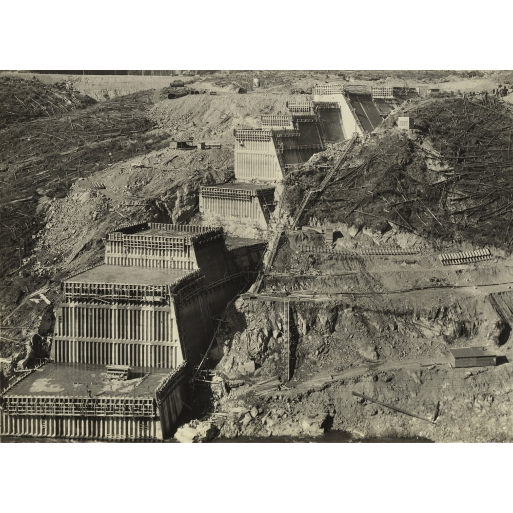 Alder Dam Construction Site In Washington History (24 x 18) - Walmart ...