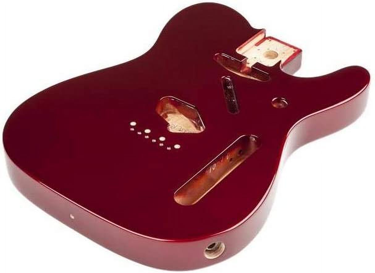 Alder Telecaster Body - Vintage Bridge Routing - Candy Red - Walmart.com