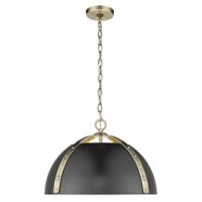 Waylon Linear Pendant in Antique Black Iron - Walmart.com