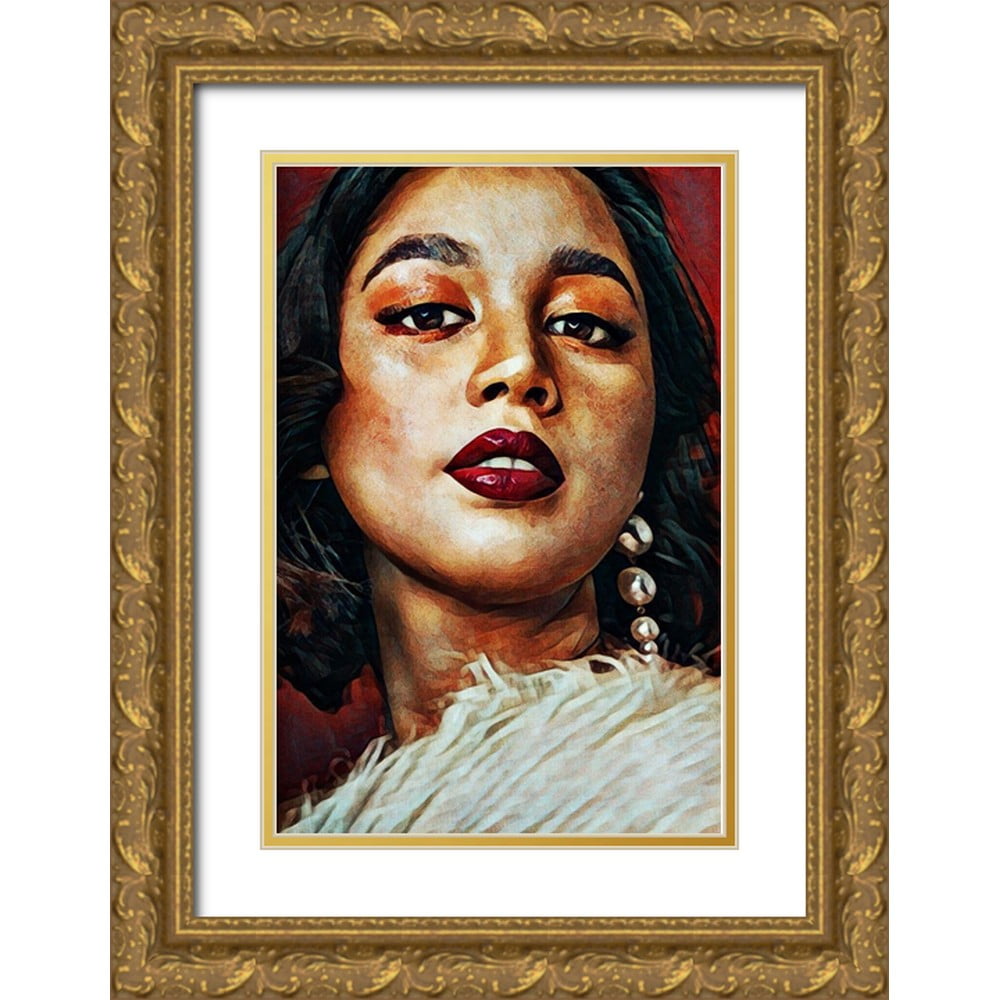 Aldridge, Ashley 11x14 Gold Ornate Wood Framed with Double Matting Museum Art Print Titled ...