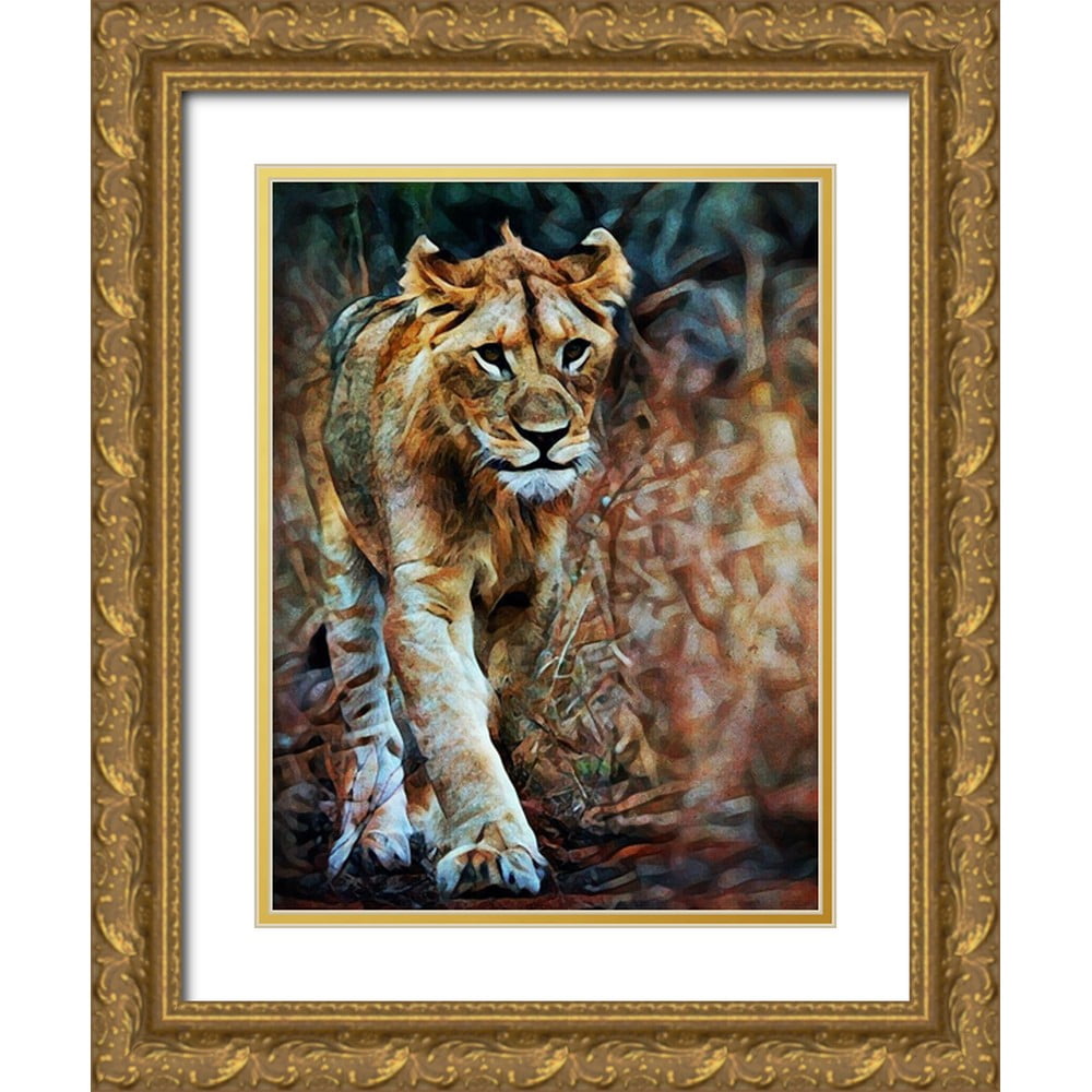 Aldridge, Ashley 12x14 Gold Ornate Wood Framed with Double Matting Museum Art Print Titled ...
