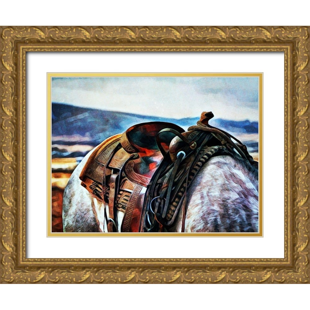 Aldridge, Ashley 14x12 Gold Ornate Wood Framed with Double Matting Museum Art Print Titled ...