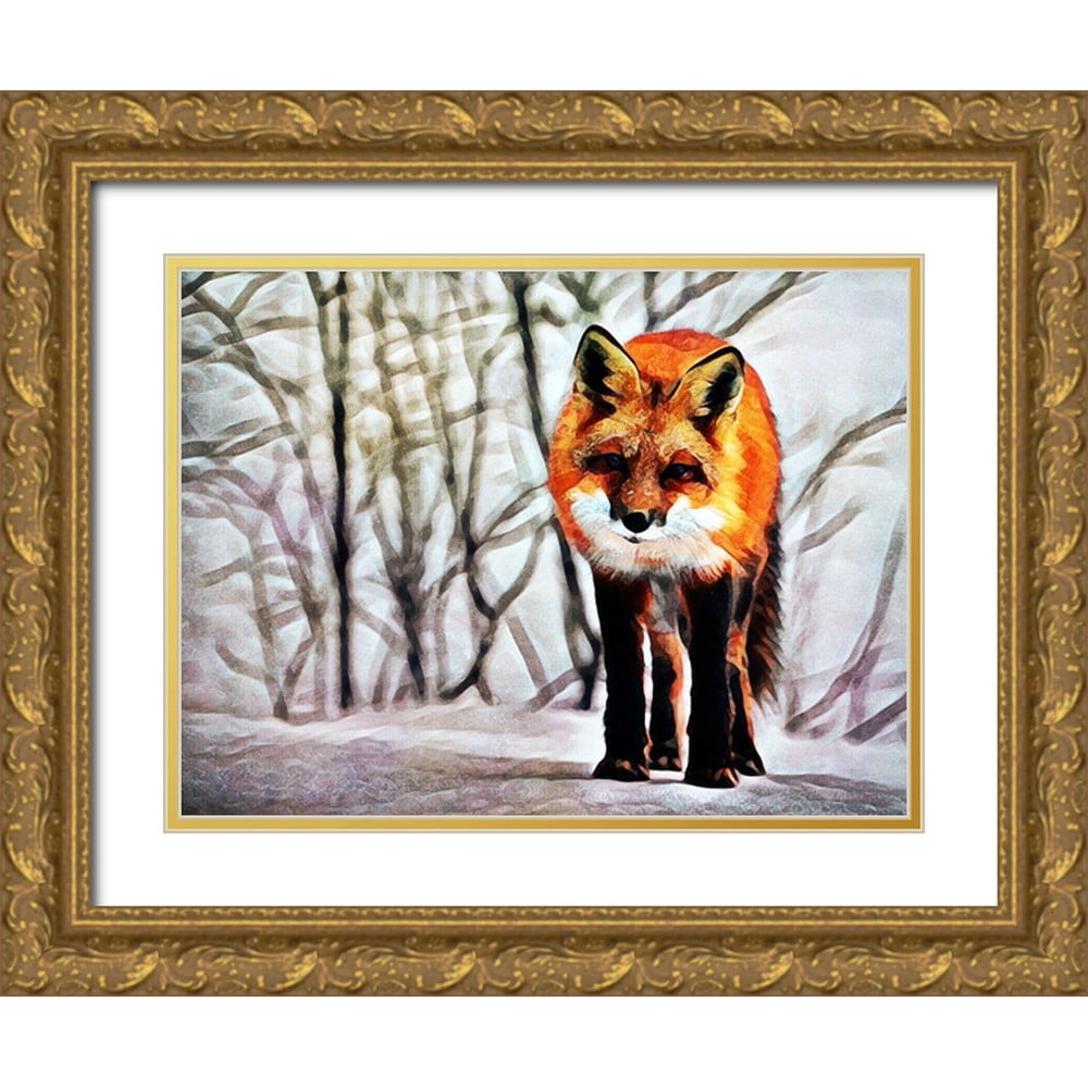 Aldridge, Ashley 14x12 Gold Ornate Wood Framed with Double Matting Museum Art Print Titled - Red ...