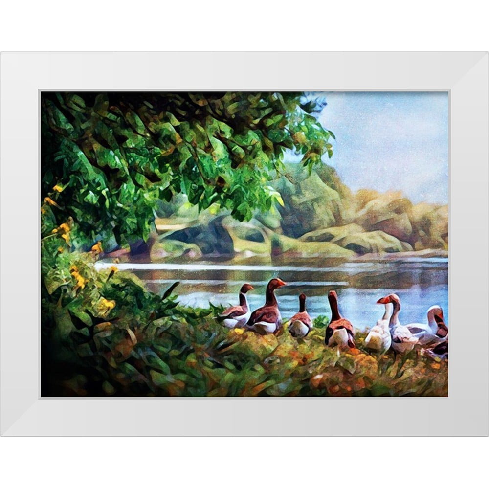 Aldridge, Ashley 18x15 White Modern Wood Framed Museum Art Print Titled ...