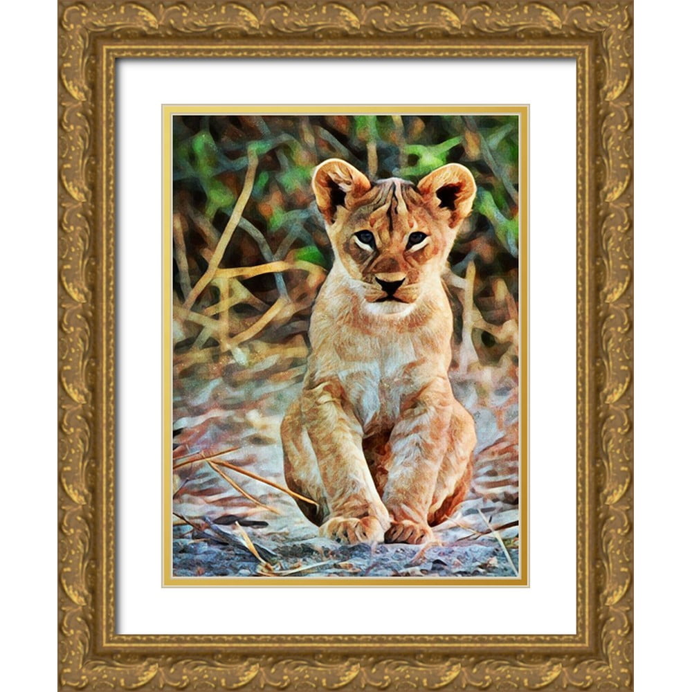 Aldridge, Ashley 19x24 Gold Ornate Wood Framed with Double Matting Museum Art Print Titled ...