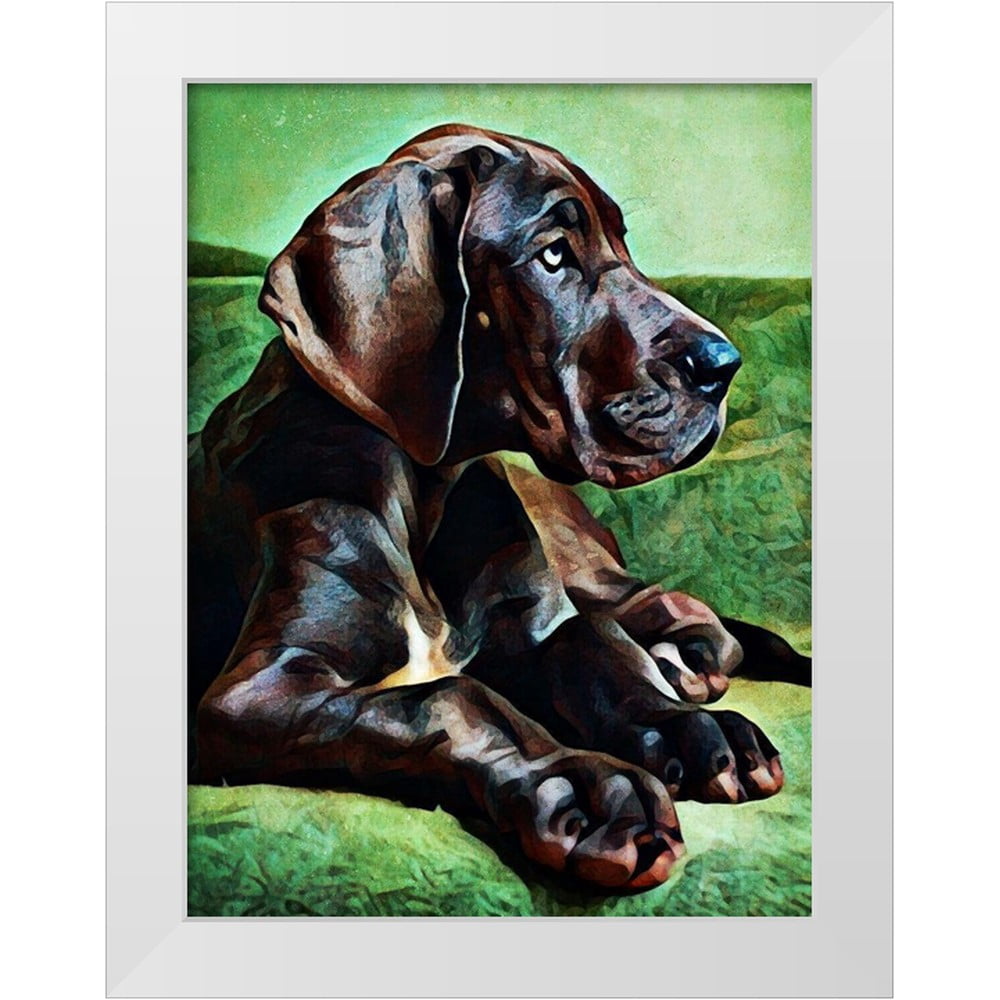 Aldridge, Ashley 19x24 White Modern Wood Framed Museum Art Print Titled ...