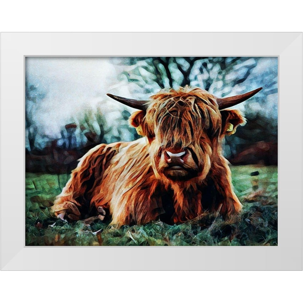 Aldridge, Ashley 32x25 White Modern Wood Framed Museum Art Print Titled ...