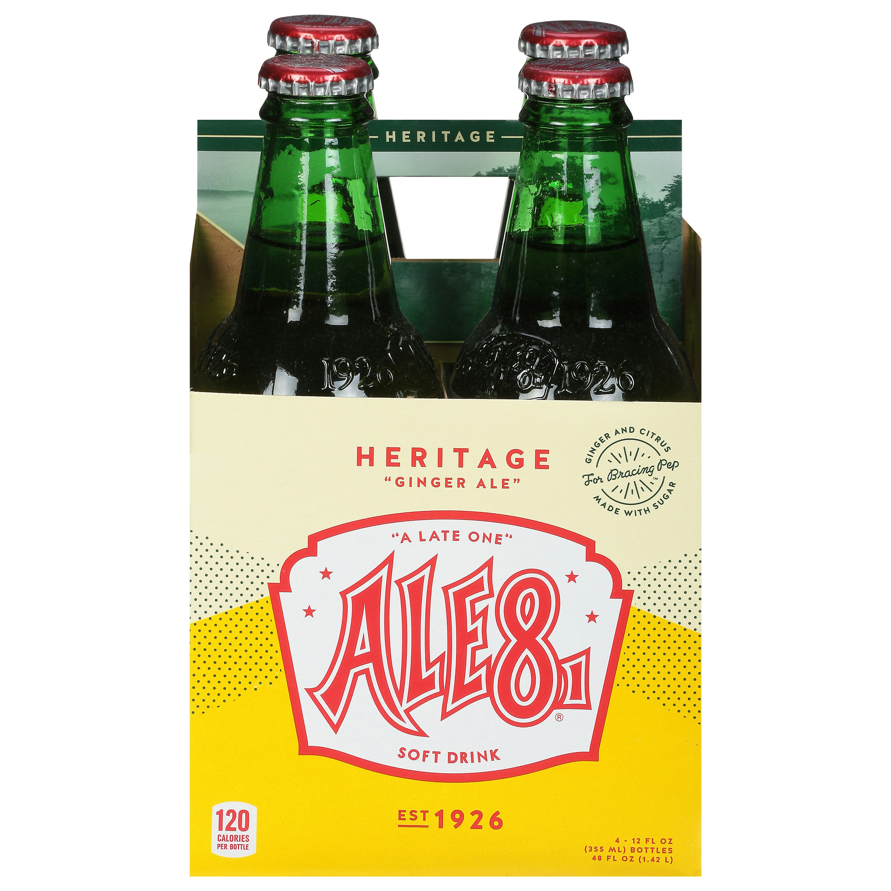 Ale-8-One Soda Heritage 4 Pack 48 Fl Oz (Pack Of 6) - Walmart.com
