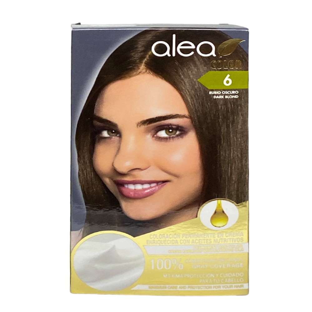 Alea Color Permanent Hair Color Cream Enriched With Nutritive Oils 100% ...