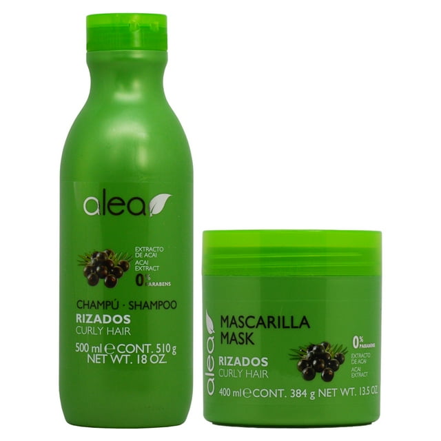 Alea Curly Hair with Acai Extract Shampoo + Mask "Set" - Walmart ...