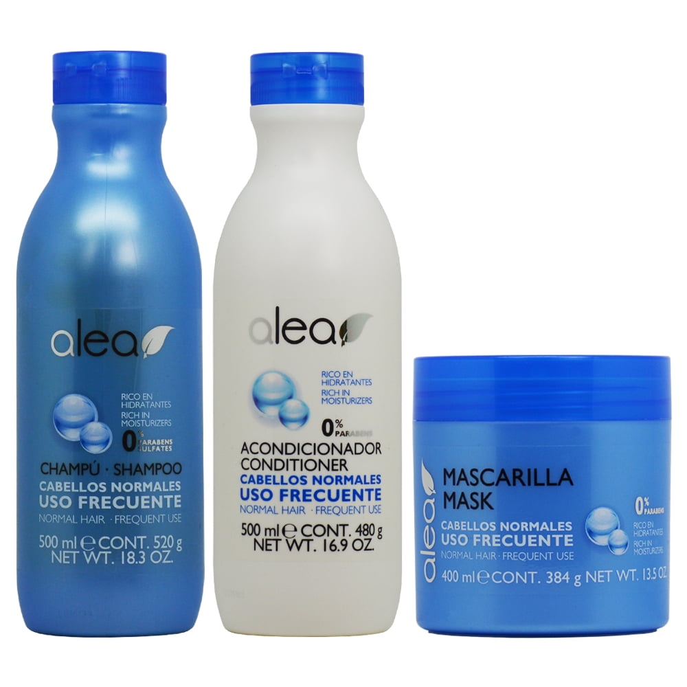 Alea Normal Hair with Rich in Moisturizers Shampoo + Conditioner + Mask ...