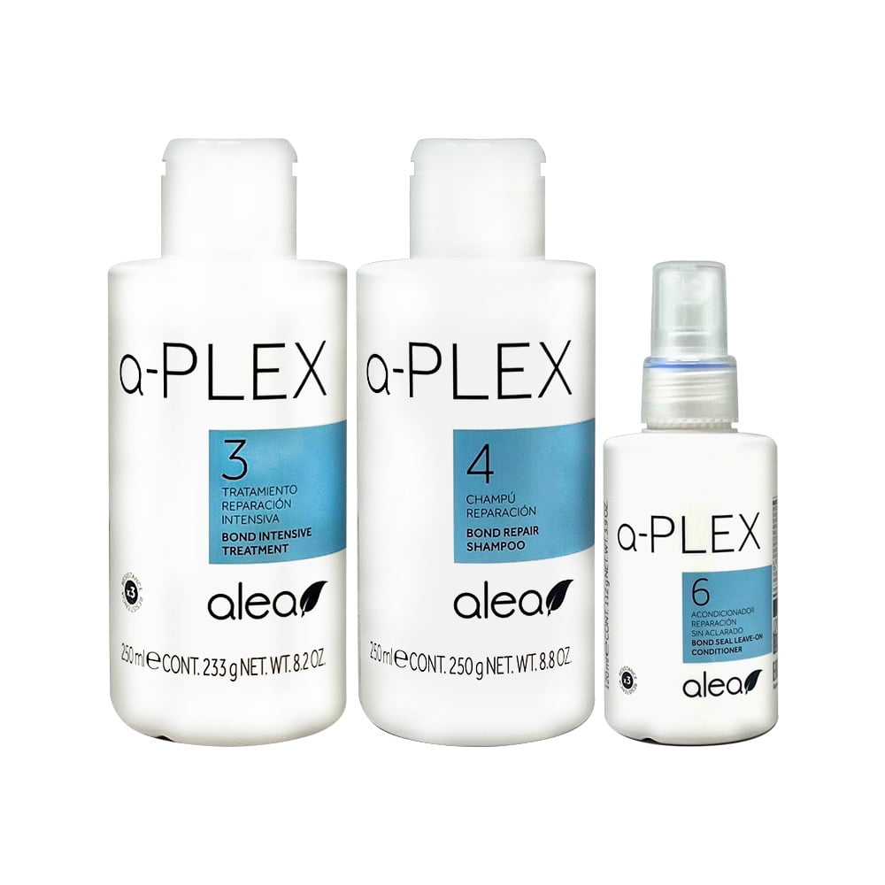 Alea a-Plex 3 Bond Intensive Treatment 8.2oz + 4 Bond Repair Shampoo 8 ...