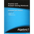 Pre-Owned Algebra 1 Common Core Practice and Problem Solving Workbook ...
