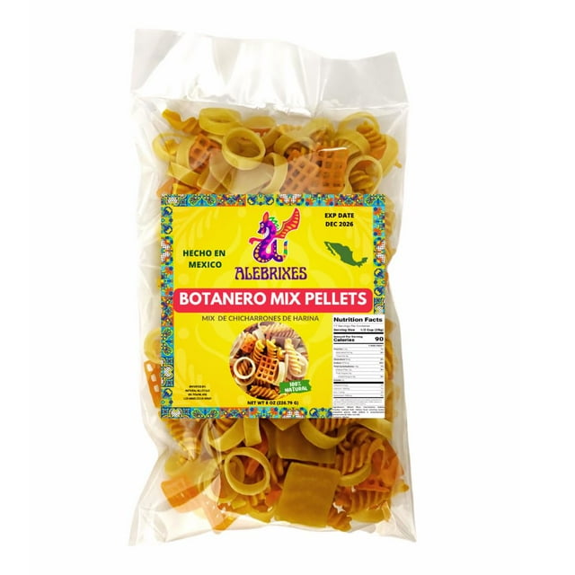 Alebrixes | Mexican Botanero DPF11 Pellets 8oz (226g) | Duritos | Botanero Freir | Potato Puff ...