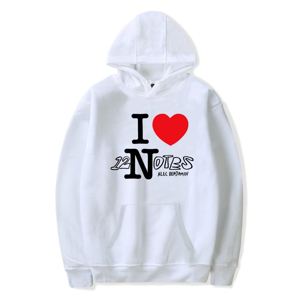 Alec Benjamin 12 Notes Tour Unisex Oversized Streetwear Long Sleeve ...