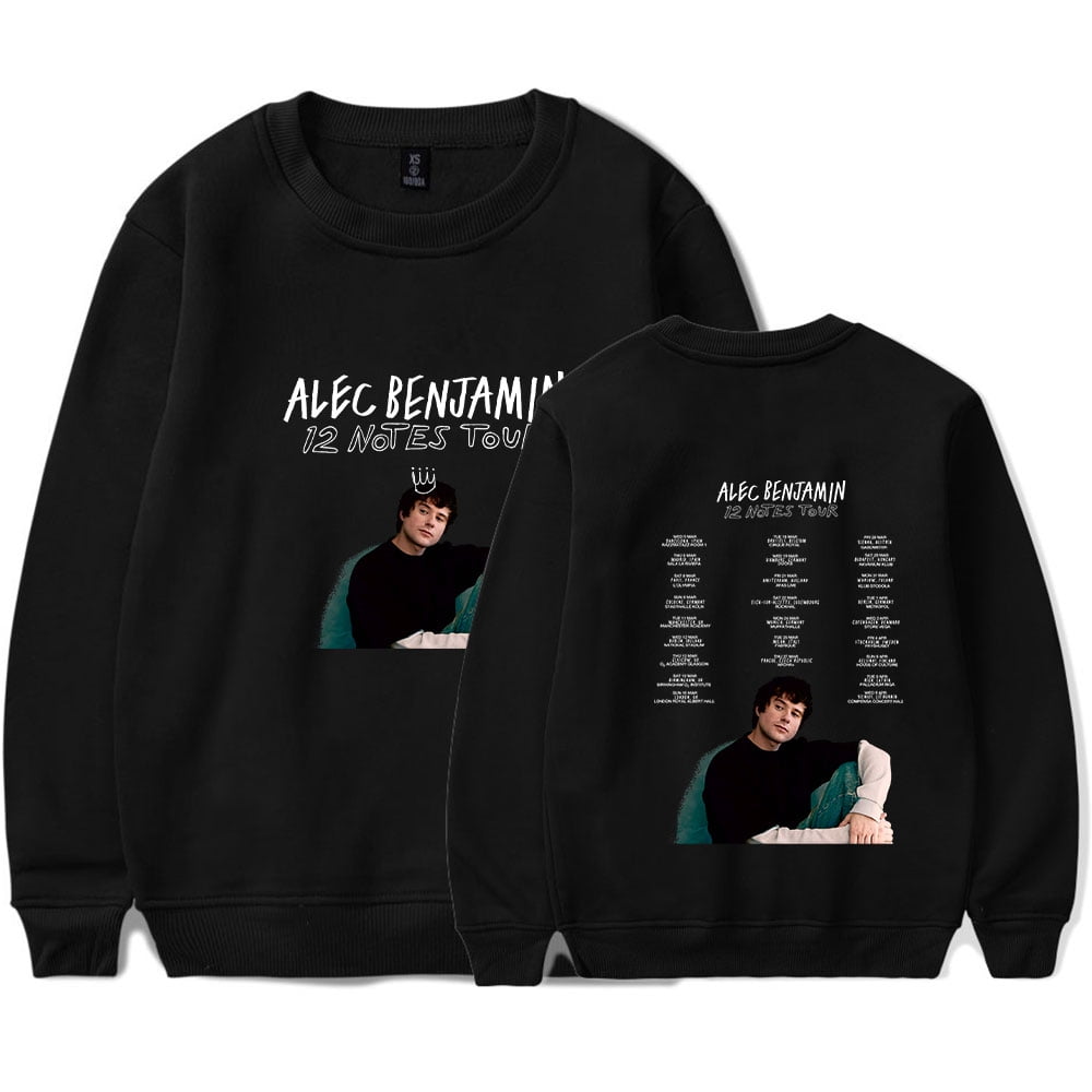Alec Benjamin 12 Notes Tour Unisex Oversized Streetwear Soft Fabric ...