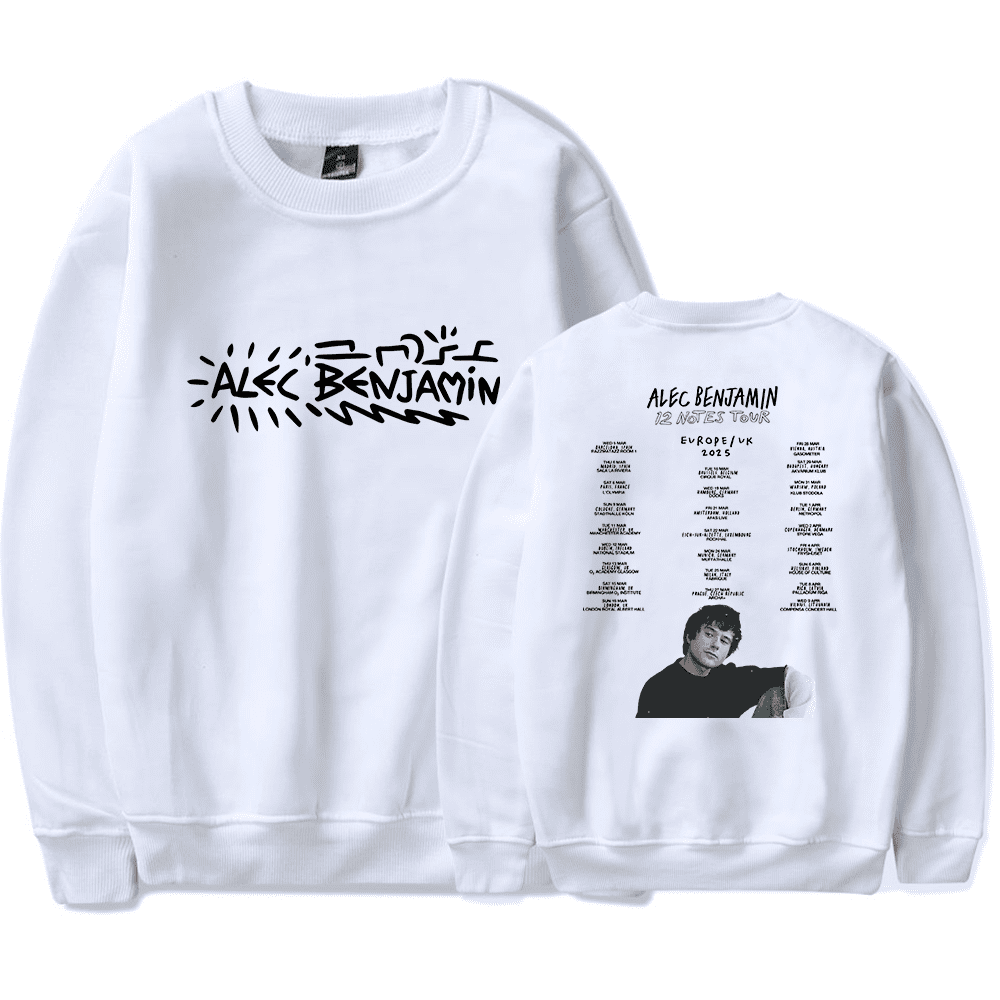 Alec Benjamin 2025 Tour Crewneck Sweatshirt Merch Casual Sweatshirt ...