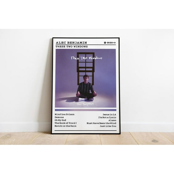 Alec Benjamin 'These Two Windows' Album : Matte Finish Wall Art #370 ...
