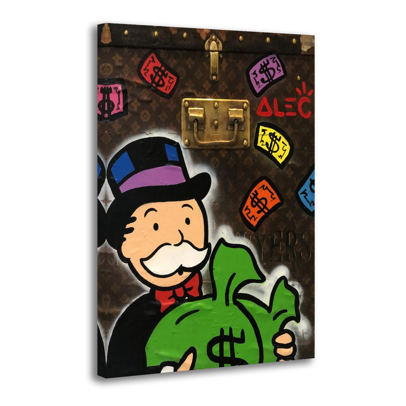 Alec-Monopolys Box Print Photo Art Painting Canvas Poster Home ...