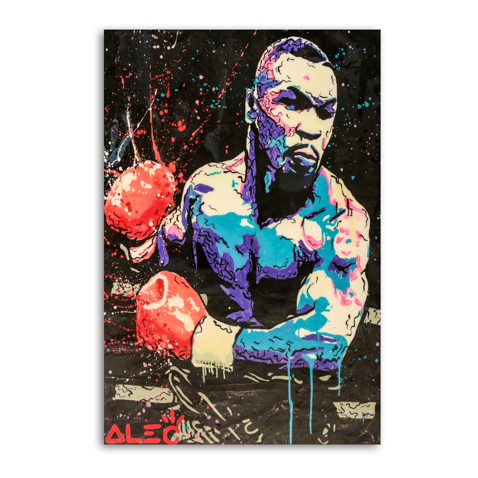 Alec-Monopolys Boxing Tyson Poster Decorative Painting Canvas Wall Art ...