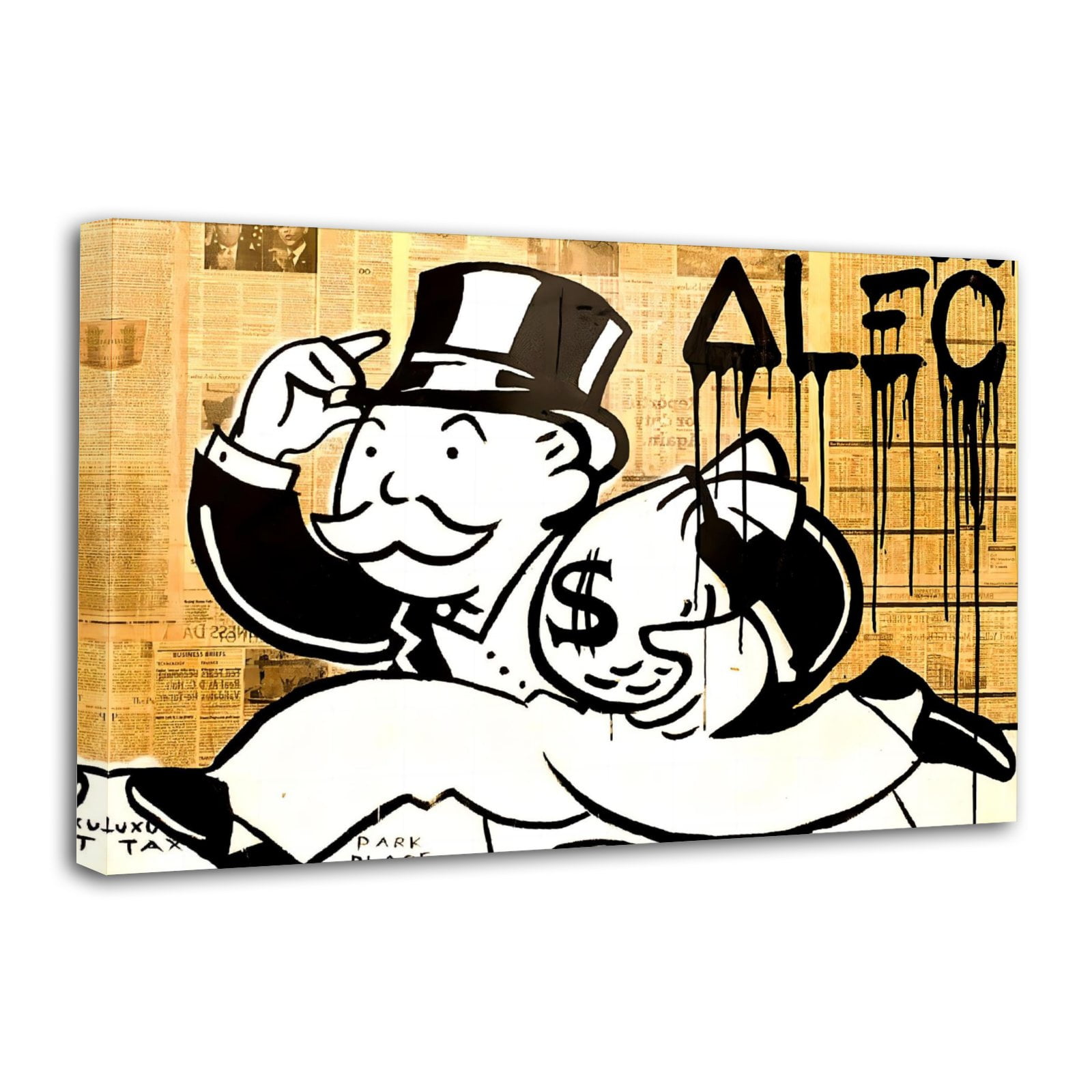 Alec-Monopolys Capitalism Room Aesthetic Poster Print Art Wall Painting ...