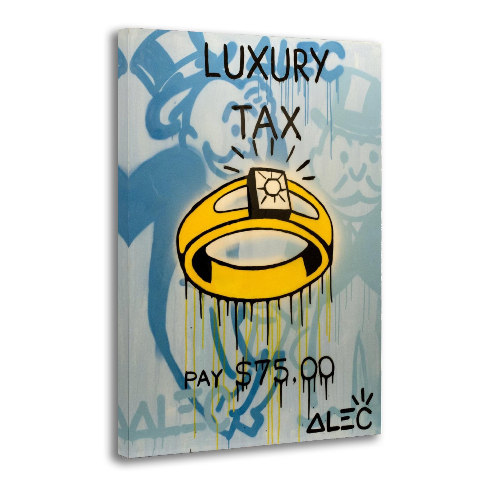 Alec-Monopolys Graffiti Diamond Ring Room Aesthetic Poster Print Art ...