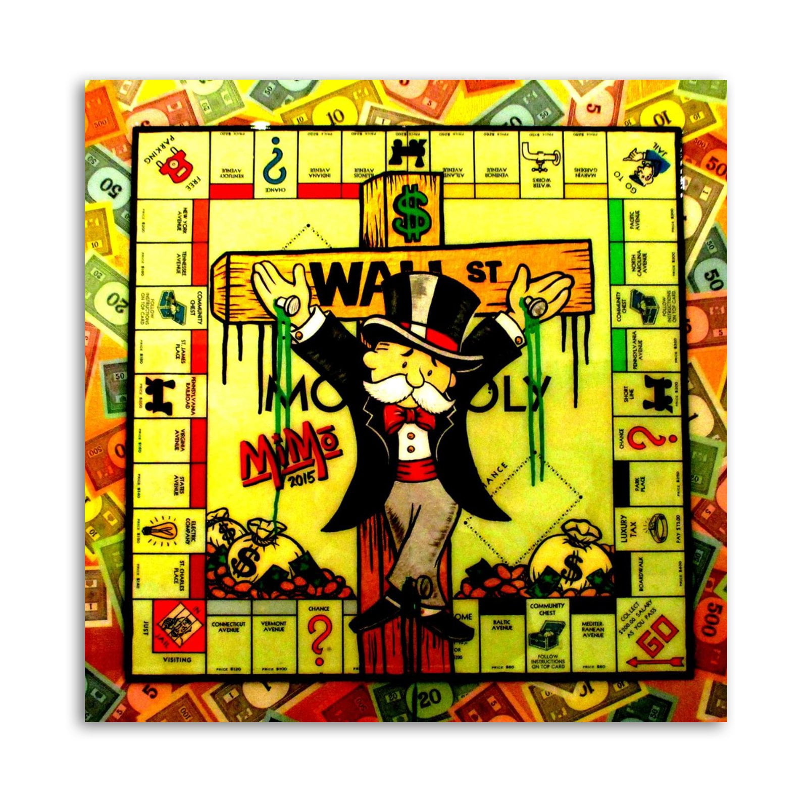 Alec-Monopolys Modernism Gaming Canvas Art Poster and Wall Art Picture ...