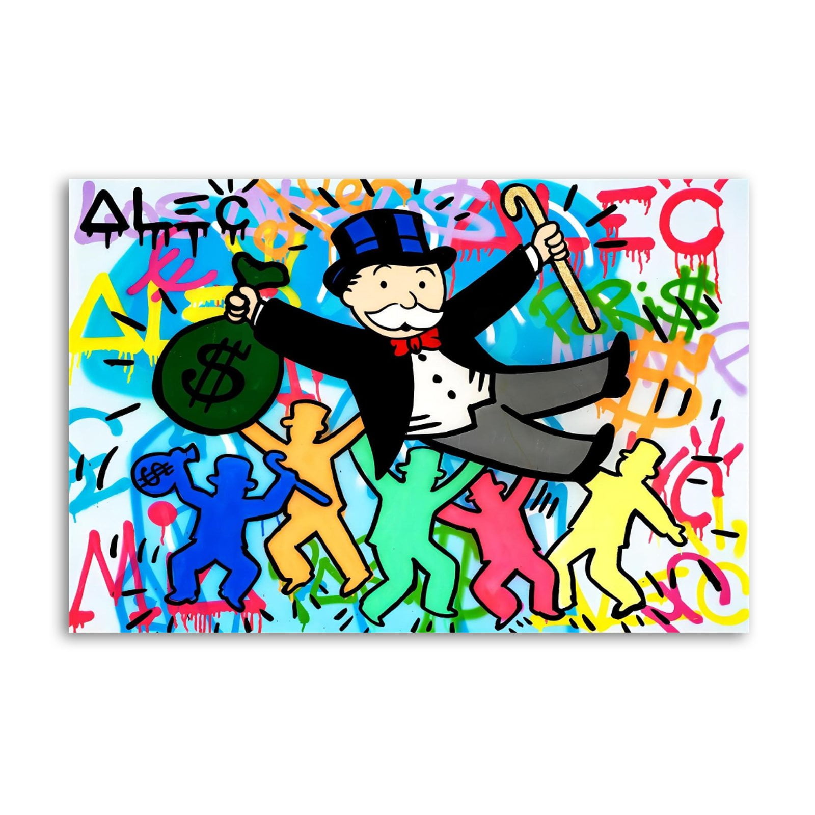 Alec-Monopolys Money Man Gifts Canvas Painting Poster Wall Art ...