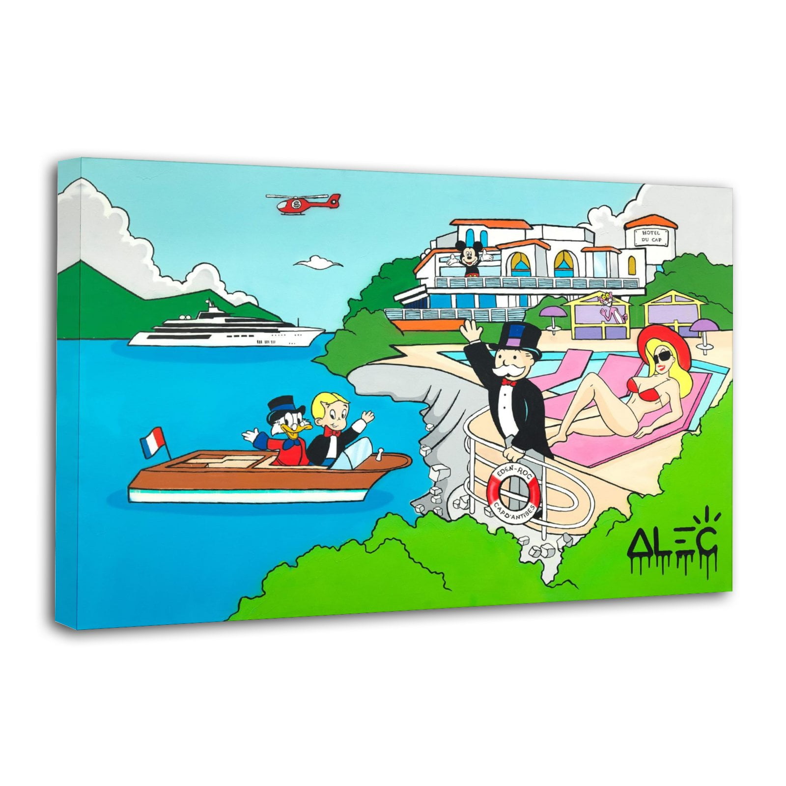 Alec-Monopolys Money Team Take Over Hotel Du Cap Eden Roc Poster Cool ...