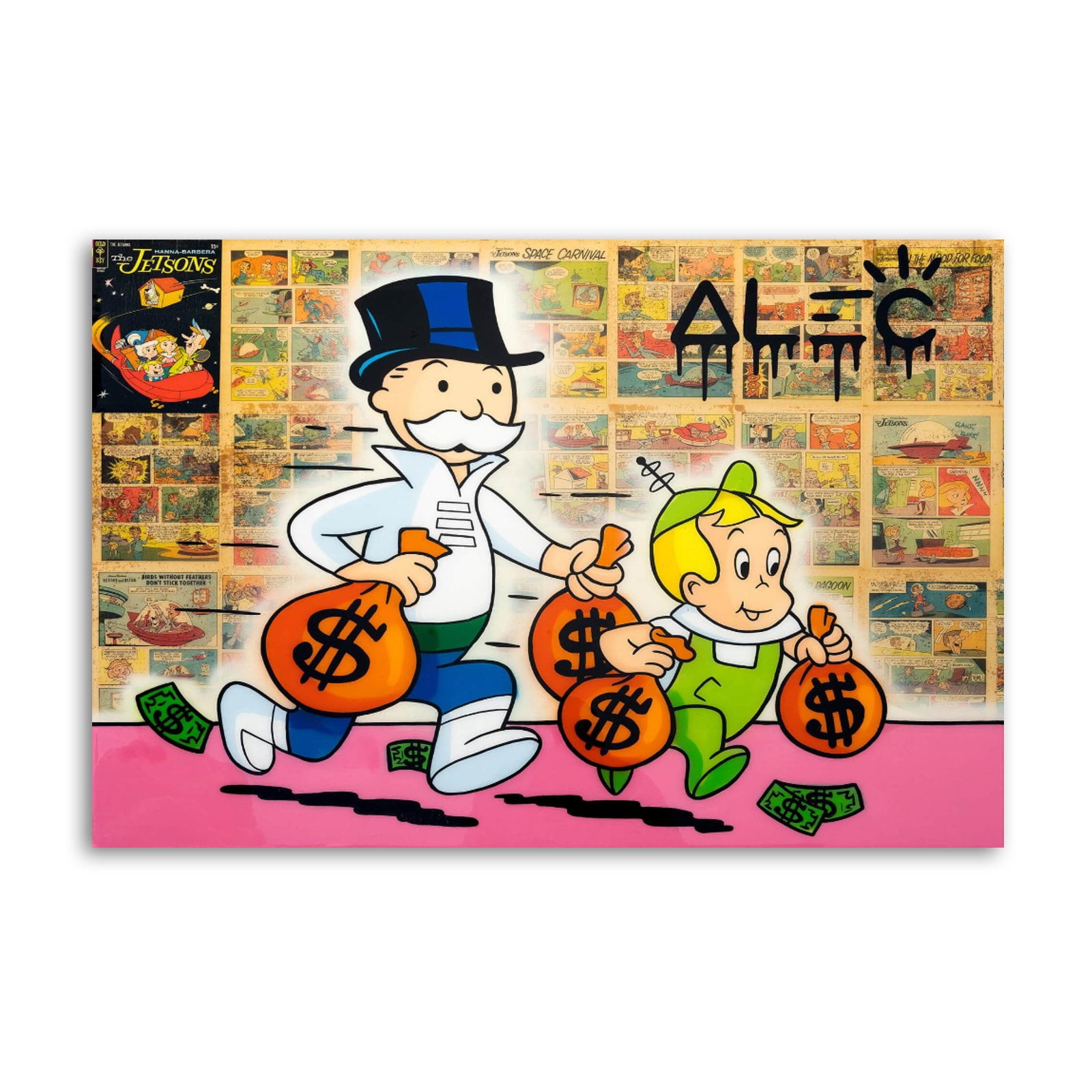 Alec-Monopolys And Richie As The Jetsons Home Decor Poster Wall Art ...