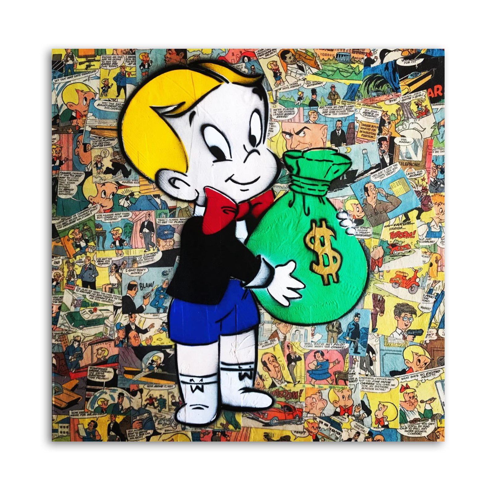 Alec-Monopolys Richie Money Gifts Canvas Painting Poster Wall Art ...