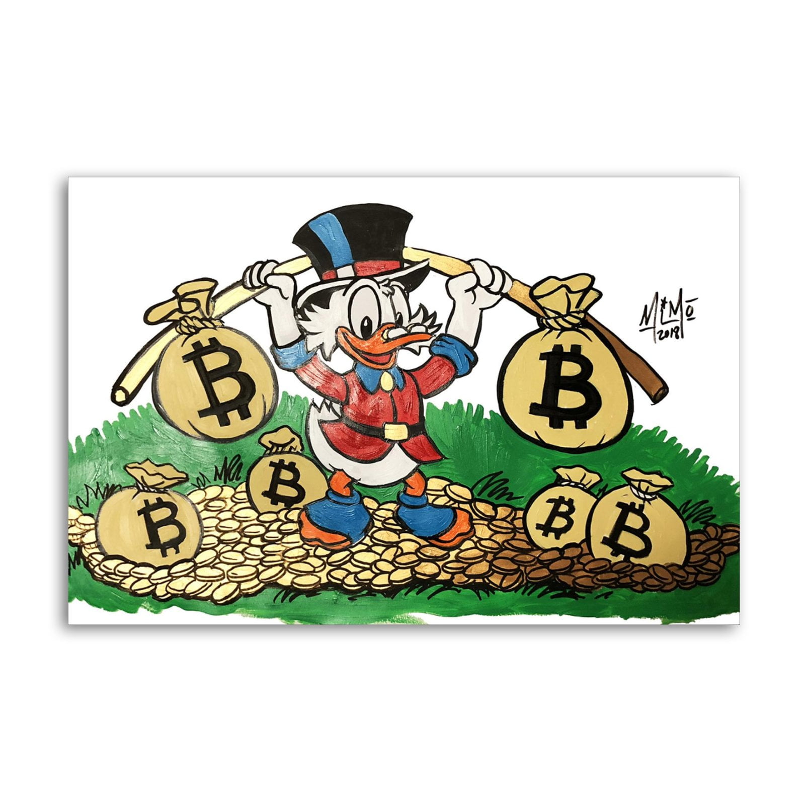 Alec Monopolys SCROOGE Poster Decorative Painting Canvas Wall Art ...
