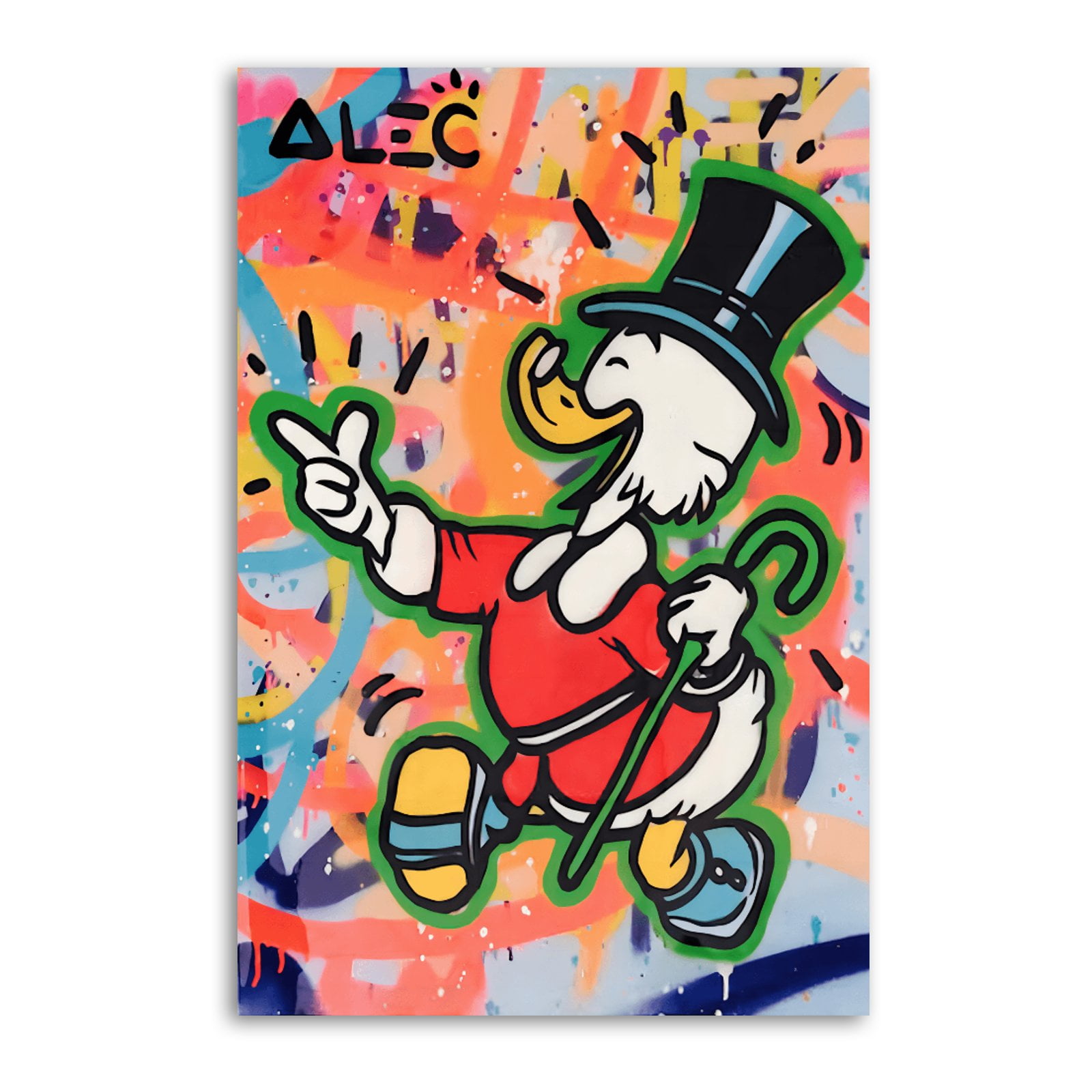 Alec-Monopolys Scrooge Picture Print Canvas Poster Wall Paint Art ...