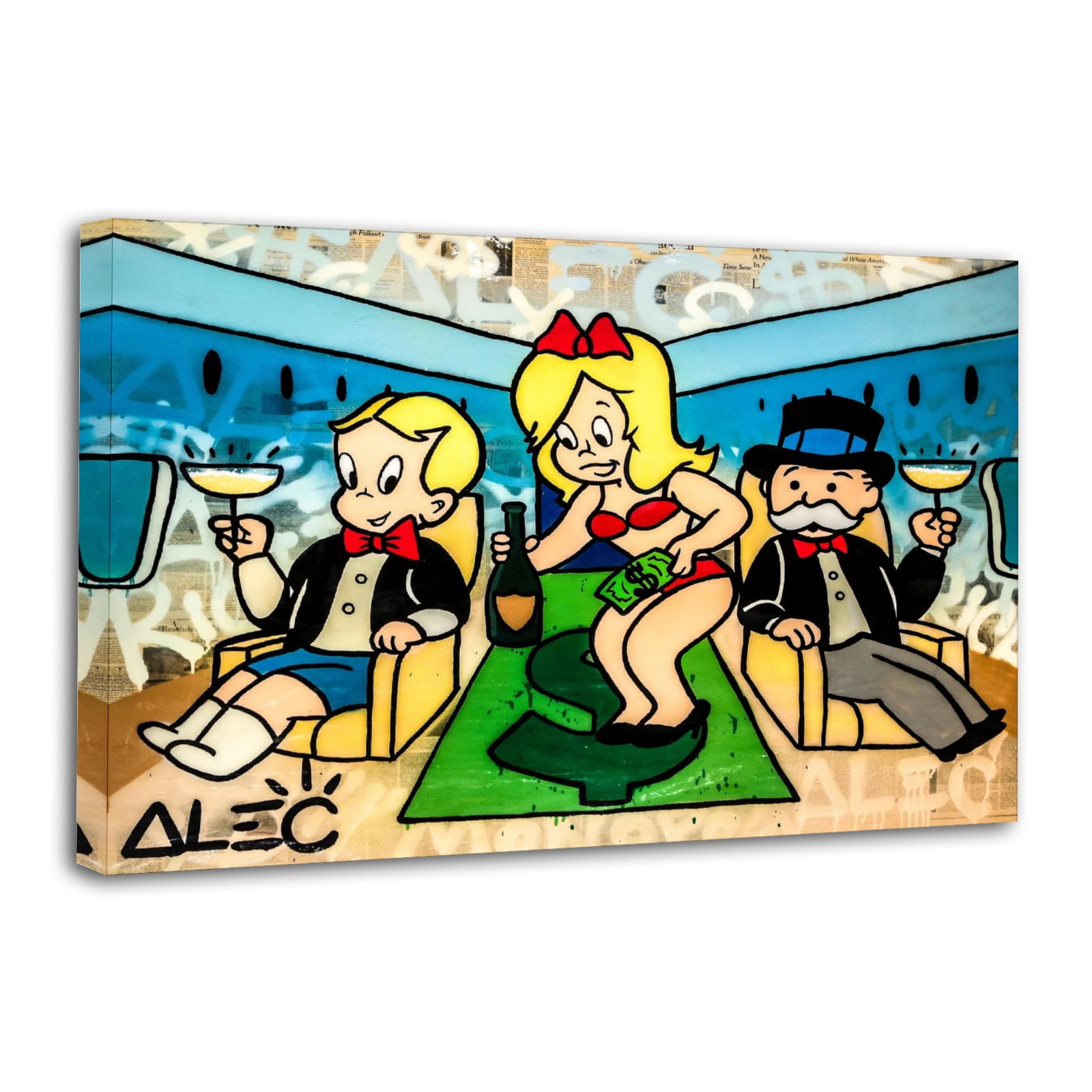 Alec Monopolys The Good Life Poster Cool Artworks Painting Wall Art ...