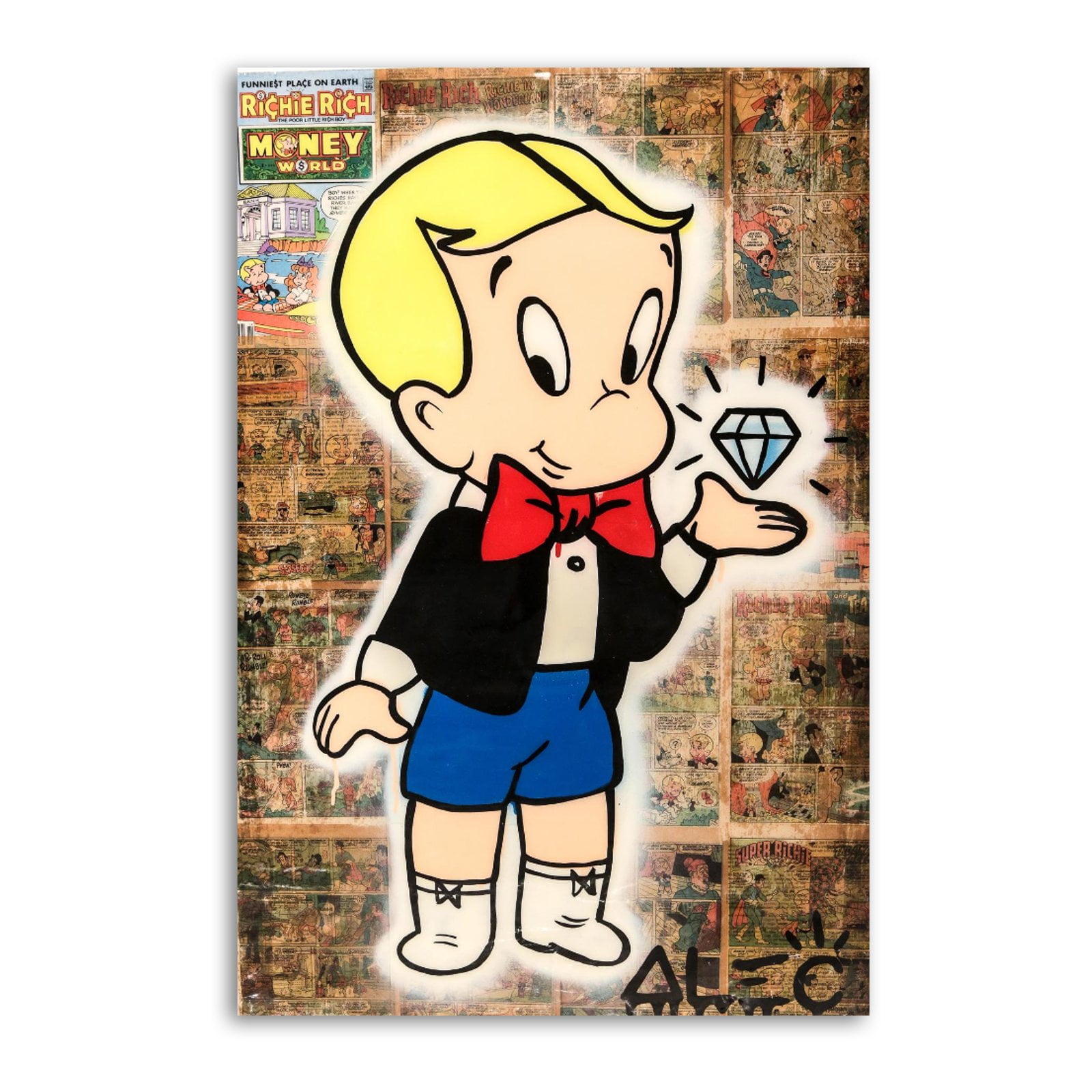 Alec-monopolys Richie Diamond Wall Art Poster Gifts Bedroom Prints Home ...