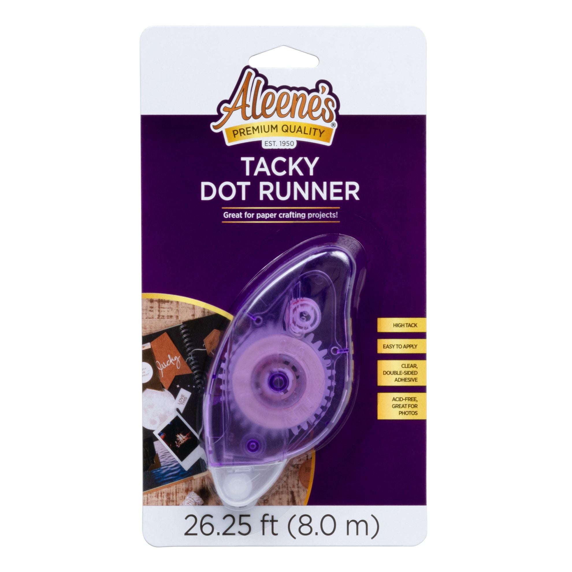 Aleene's Adhesive 26.25 ft Tacky Dot Runner - Walmart.com