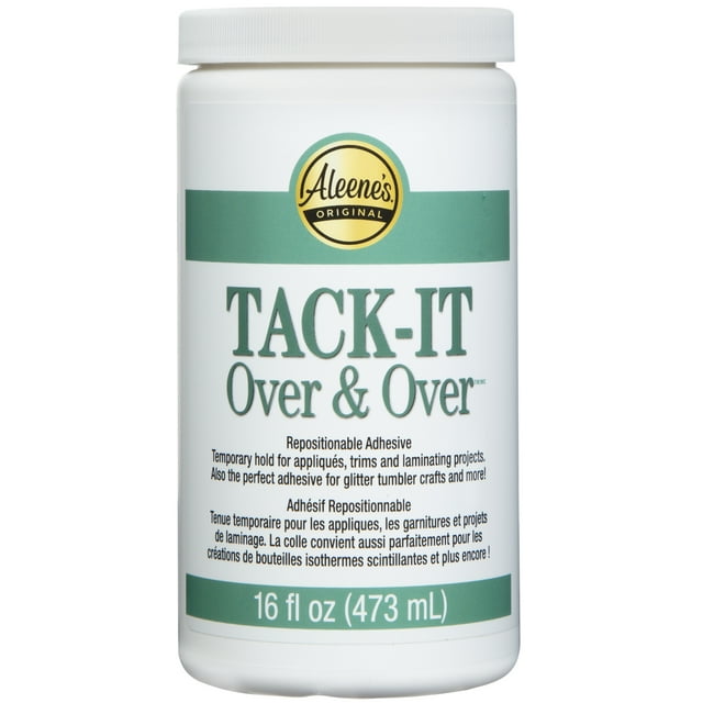 Aleene's Tack-It Over & Over, Tacky Fabric & Clothing Repositional ...