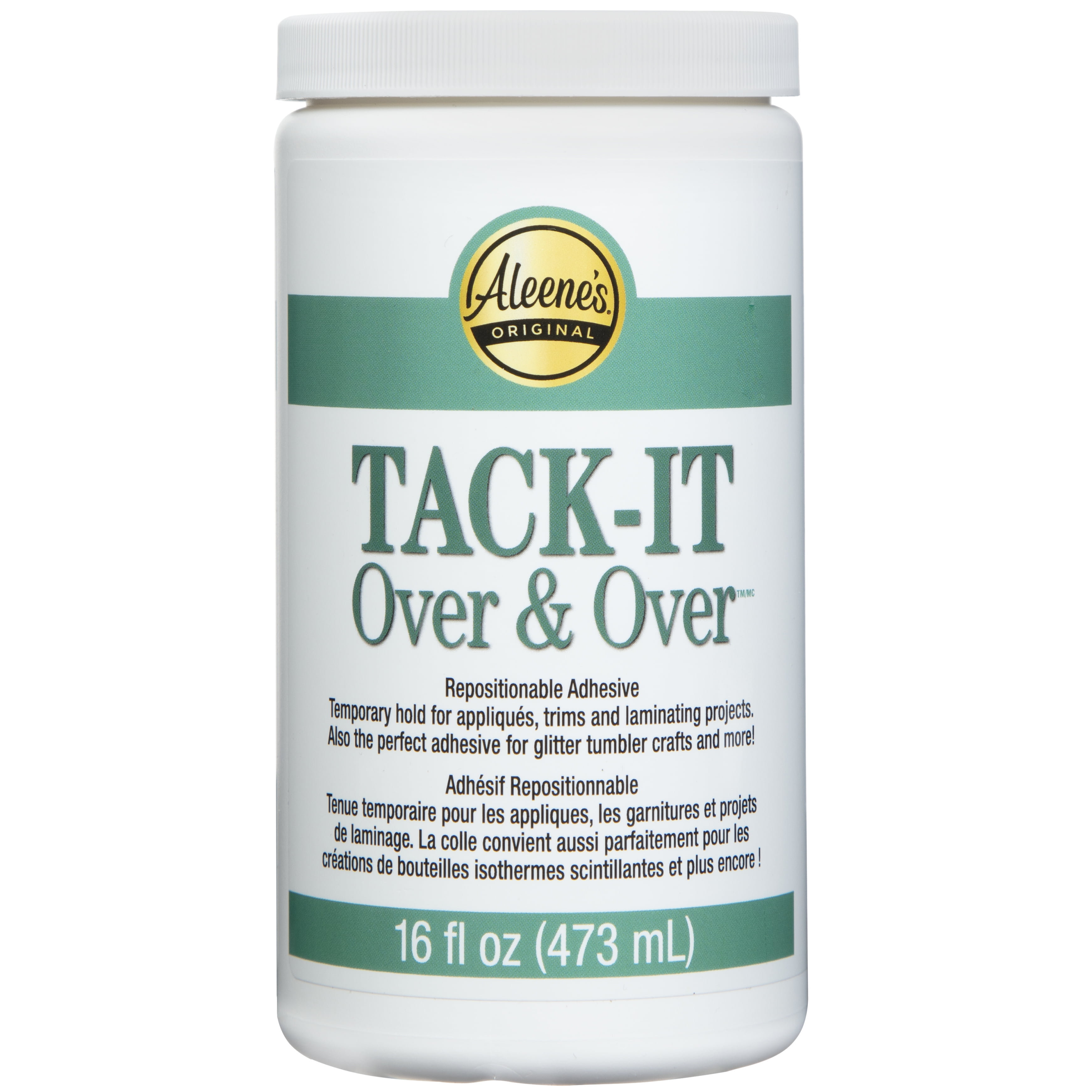 Aleene's Tack-It Over & Over, Tacky Fabric & Clothing Repositional ...