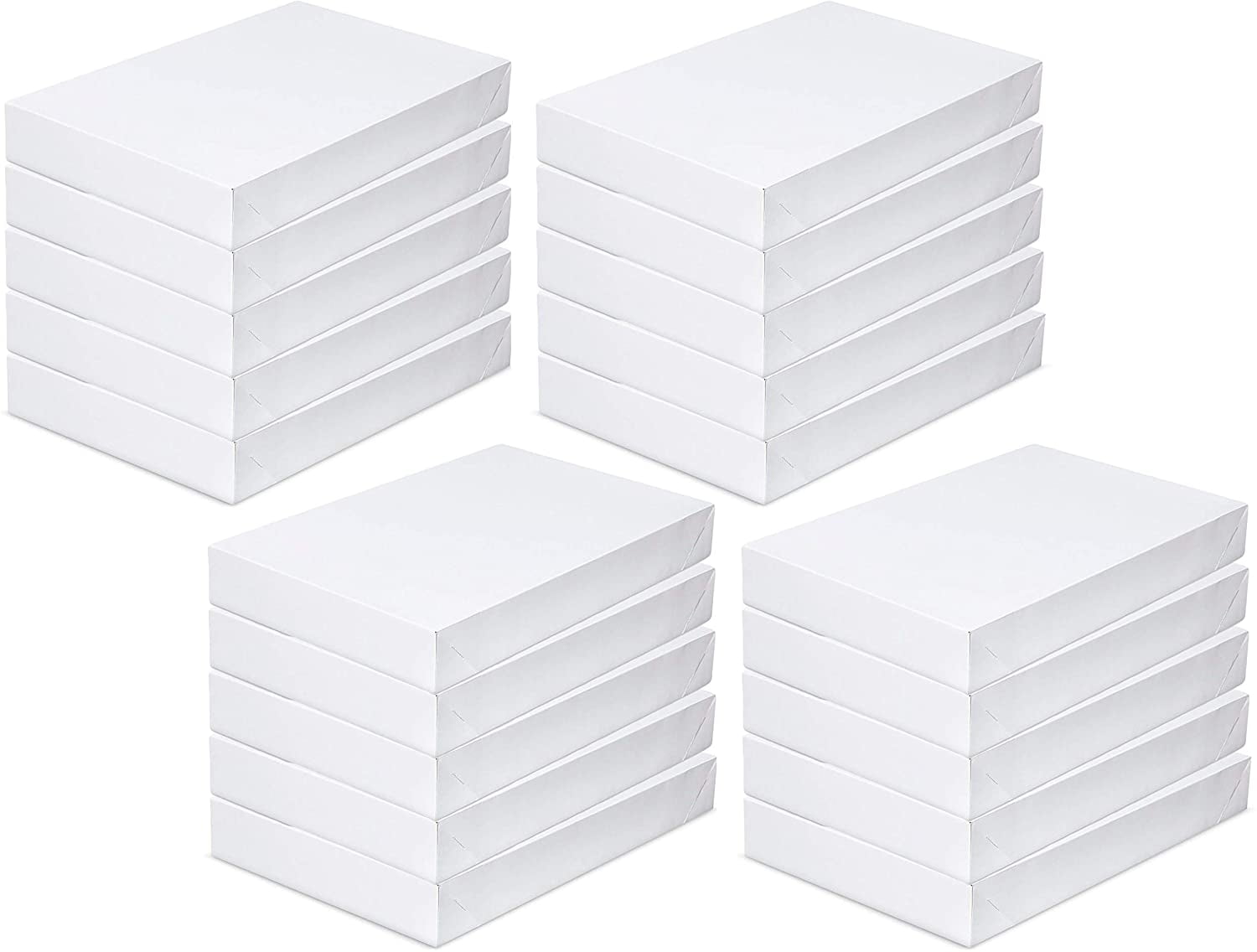 "Alef Clothes Wrapping Packaging, 14"" x 9.5"" x 2"" White Shirt Gift ...