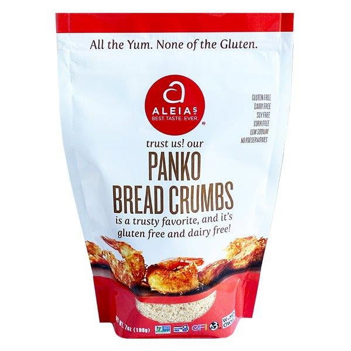 Aleia's Gluten Free Panko Bread Crumbs, 7 oz. Bag, Contains: Egg ...
