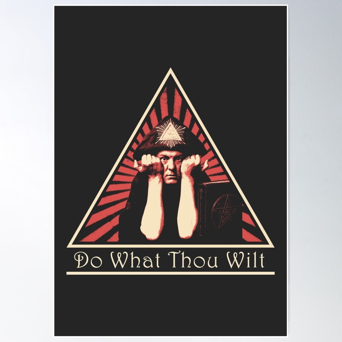 Aleister Crowley Do What Thou Wilt Poster Wall Art Modern Wall Decor ...