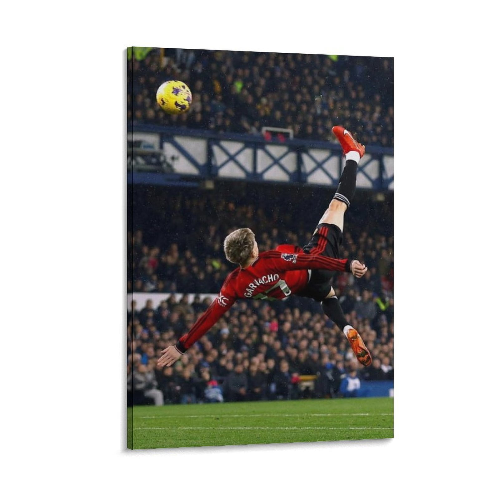 Alejandro Garnacho Nice Shooting Poster Wall Art Poster Scroll Canvas ...
