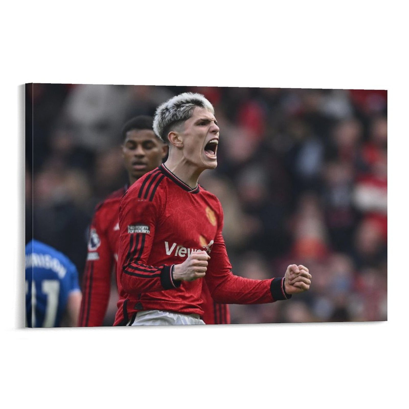 Alejandro Garnacho Player Poster Football Print Photo Art Painting ...