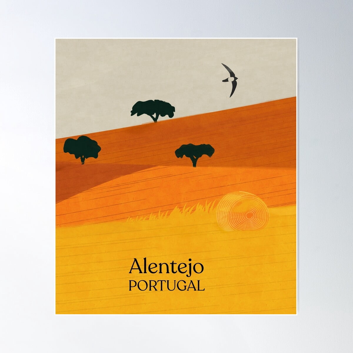 Alentejo, Portugal Poster Wall Art, Modern Wall Decor For Living Room ...
