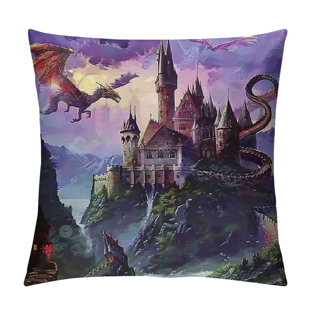 Alepadnf Dragon Pillow Cases with Zipper Home Decor for Living Room ...