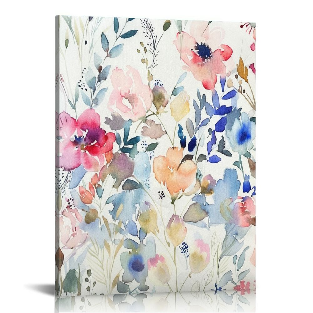 Alepadnf Floral Design Modern Canvas Wall Art Prints for Home ...