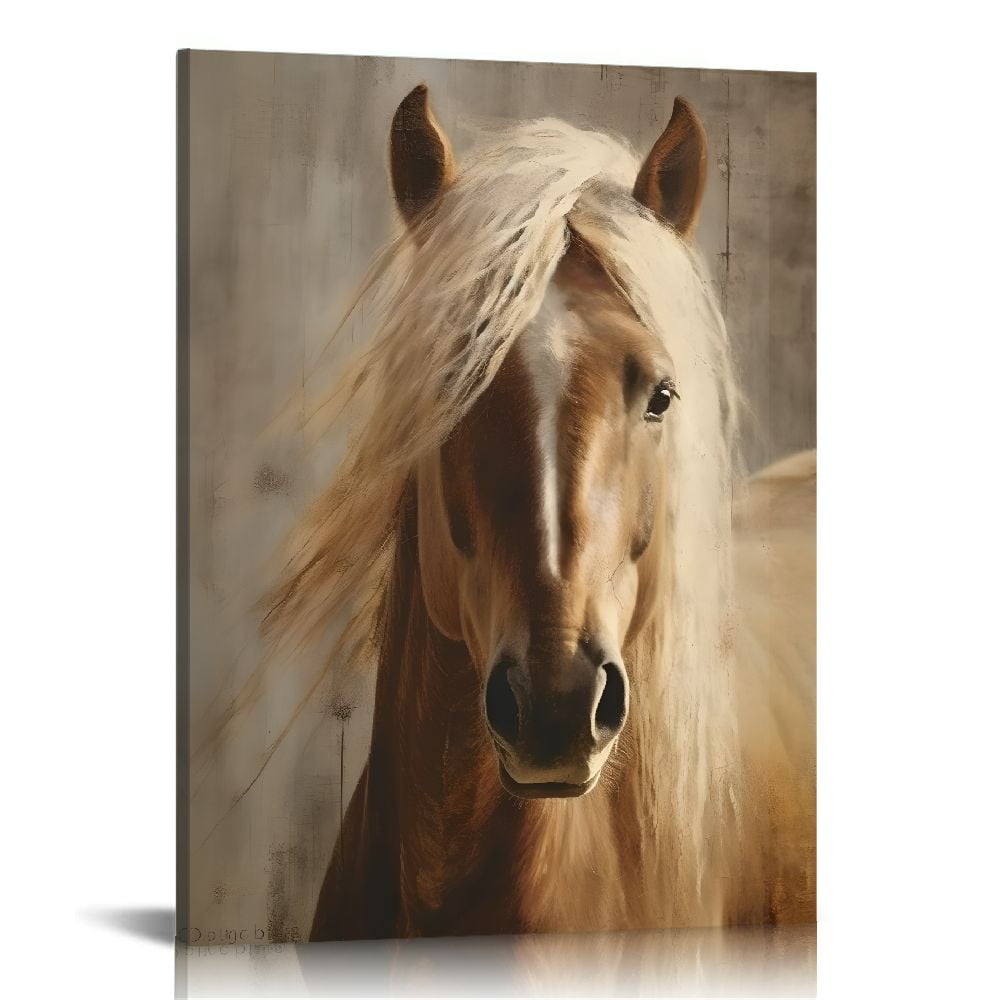 Alepadnf Horse Canvas Wall Art Prints for Living Room Bedroom Home ...