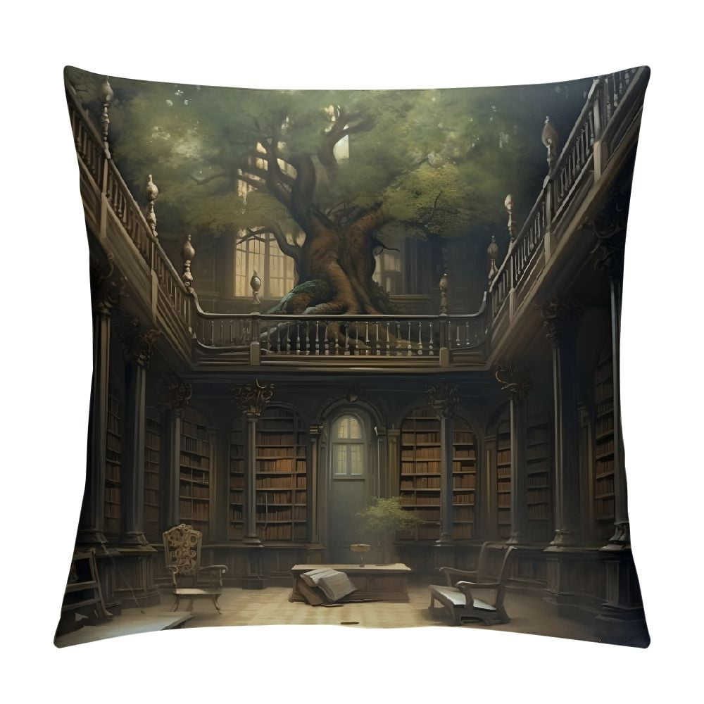 Alepadnf Indoor Tree Modern Rustic Decorative Pillow Covers with Zipper ...
